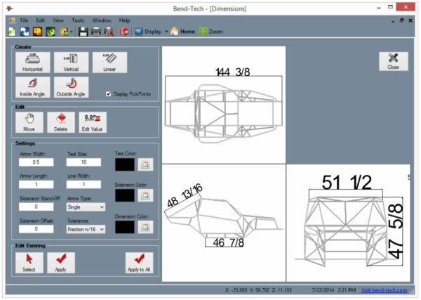 Bend-Tech PRO Software