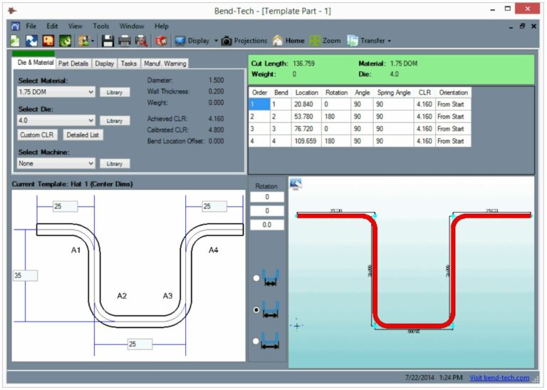 Bend-Tech EZ Software